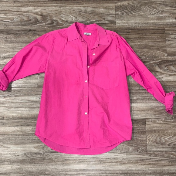 Rails | Tops | Hot Pink Button Up | Poshmark